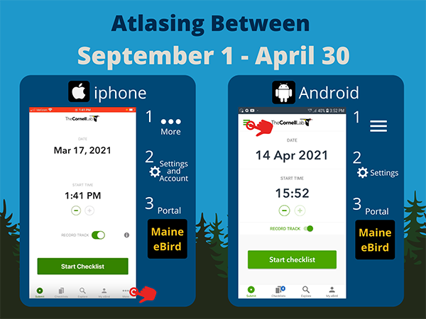 eBird Basics for Beginners: Submit Data: Maine Bird Atlas: Maine Dept ...