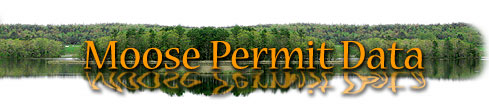 Maine Moose Permit Data Application